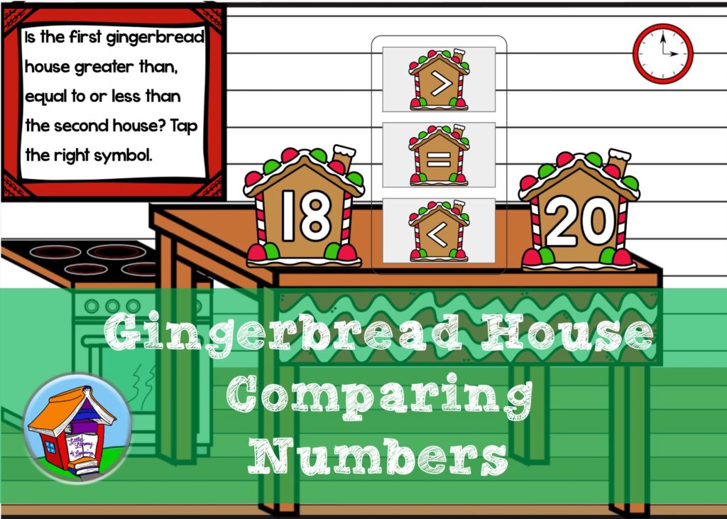 Gingerbread Men in the Library - Little Library of Learning