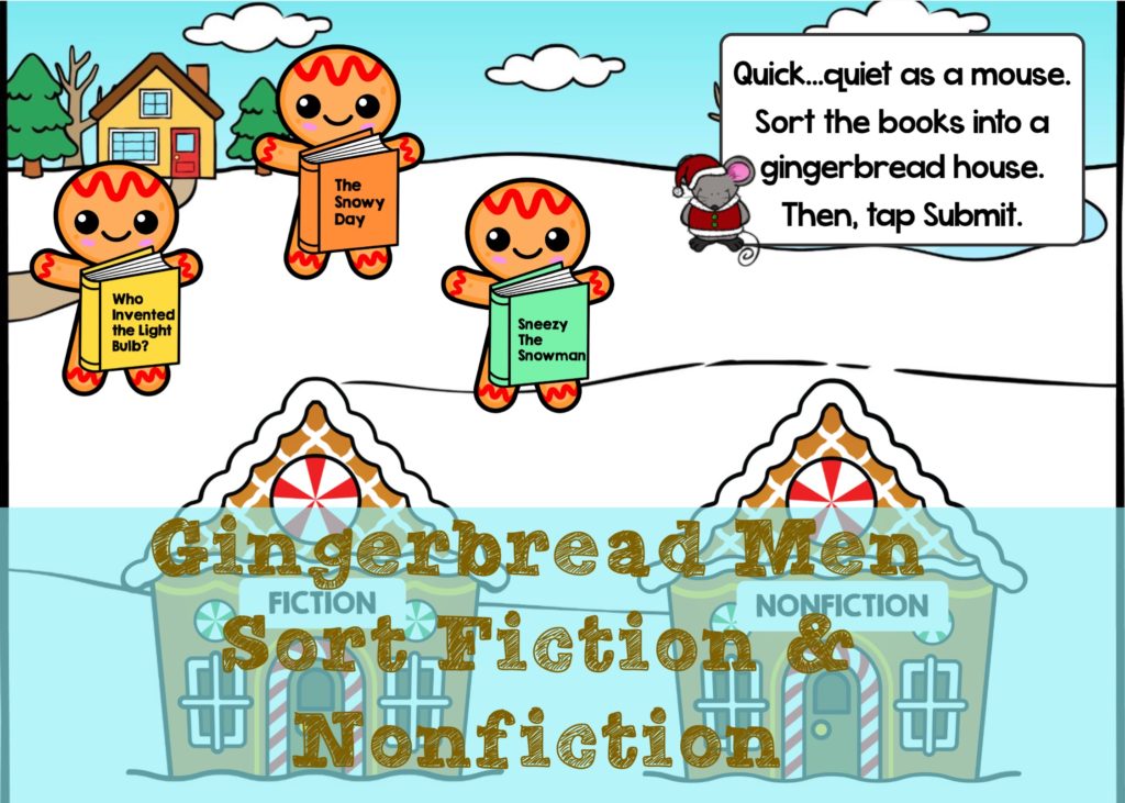 Gingerbread Men in the Library - Little Library of Learning
