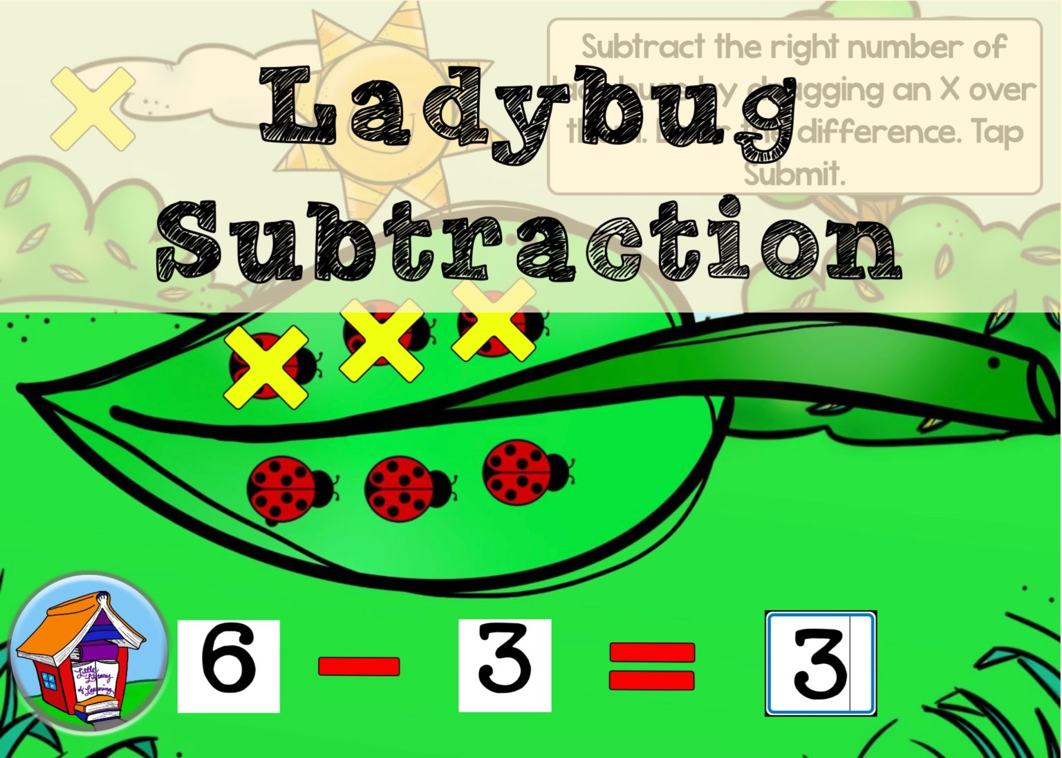 Ladybug Love in the Library - Little Library of Learning