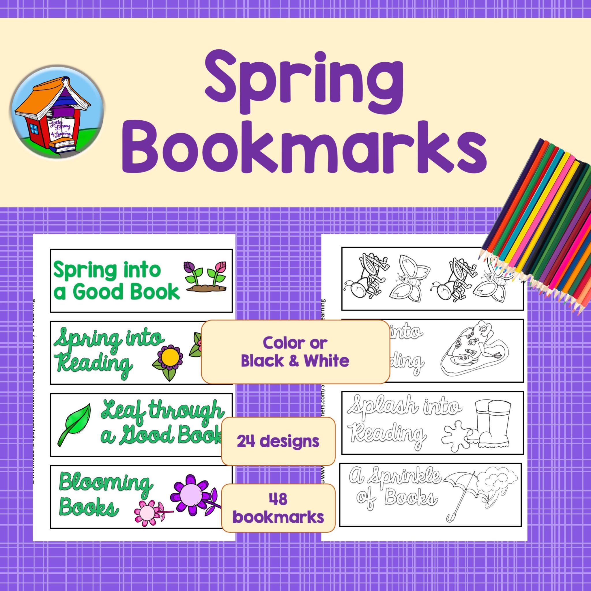 Springtime Activities in the Library - Little Library of Learning
