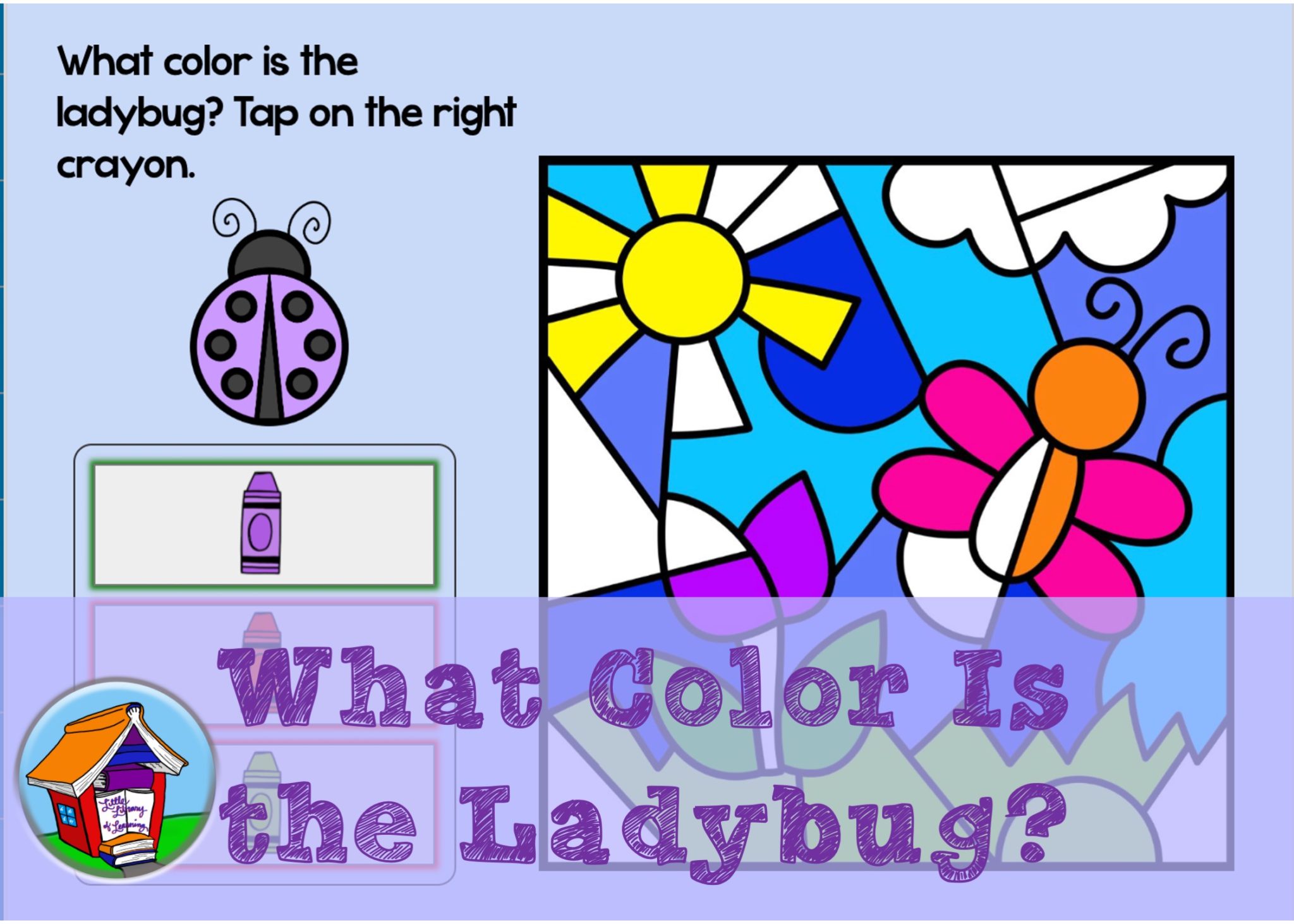 Ladybug Love in the Library - Little Library of Learning