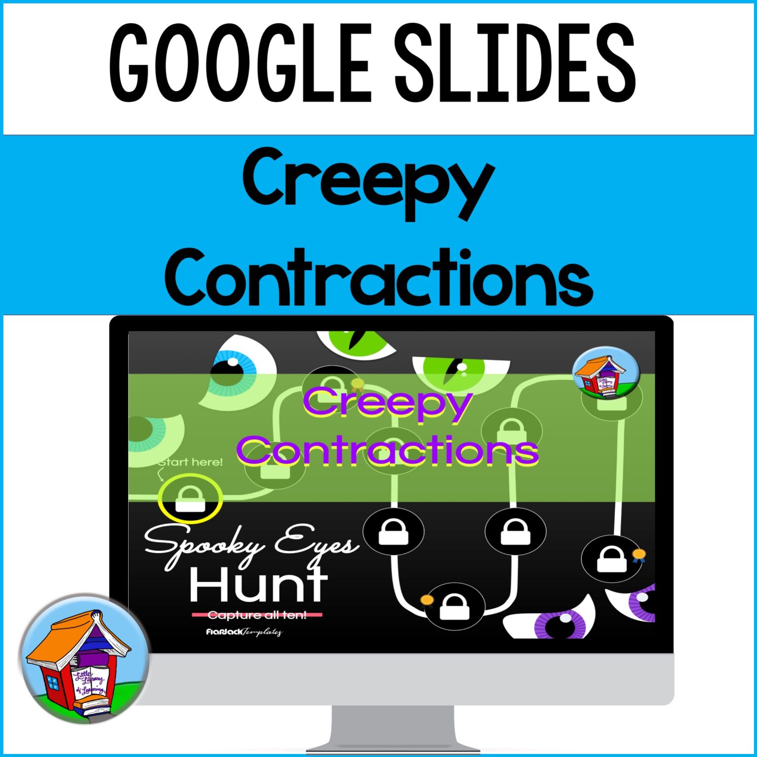 How to Decorate Your Library Year Round - Little Library of Learning