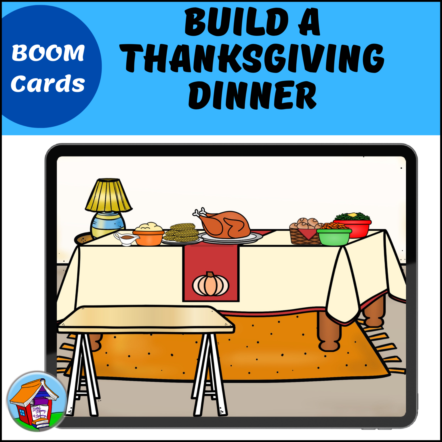 Thanksgiving Dinner Game - Little Library of Learning